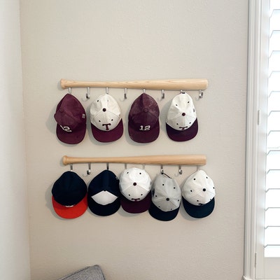 Baseball Bat Hat Cap Coat Jersey Equipment and Backpack Rack - Etsy