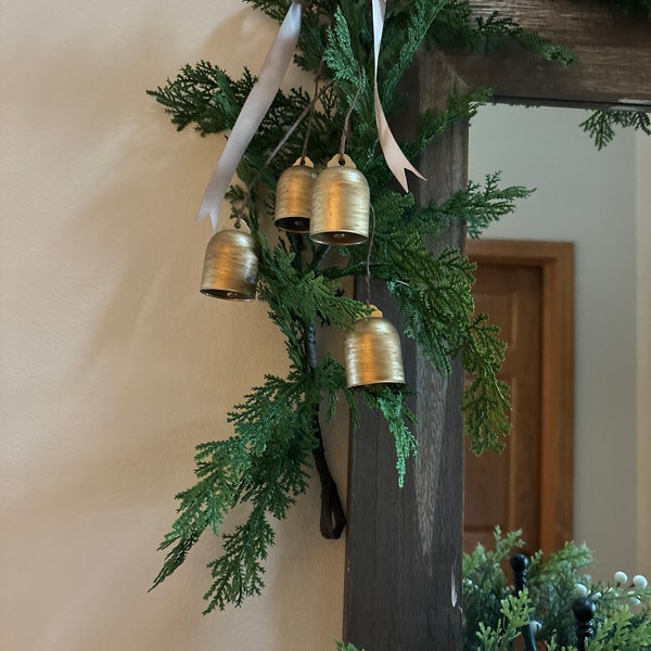 Decorative Metal Bells. Decorative Bells. Set of Three Bells. Christmas ...