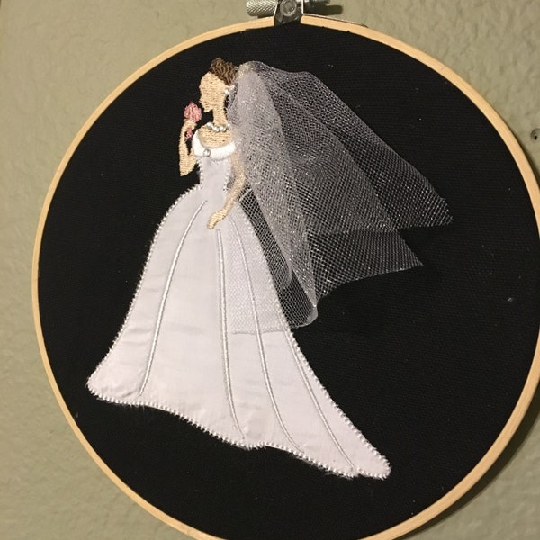 Embroidery Design Machine Applique Married Wedding Instant Download - Etsy