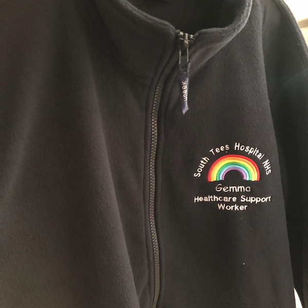 Custom Embroidered Beauty Tunic, Salon Uniform, Lash Nail Tech Make up ...