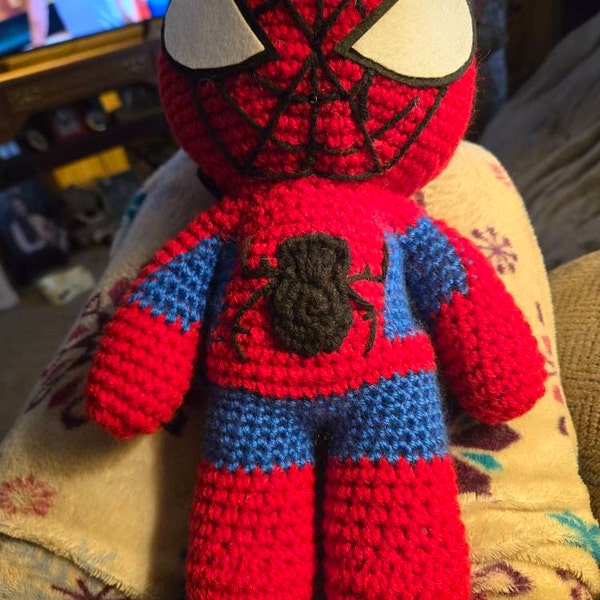 Low Sew, Hero Spider Chibi PDF Pattern Instant Download (amigurumi ...