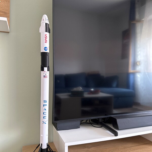 Spacex Falcon 9 Fairing Payload 60cm Tall Display Rocket Model 1:110 ...