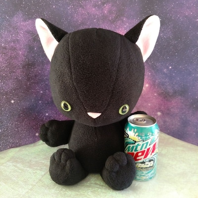 Plush Sewing Pattern PDF Cat Stuffed Animal Kawaii Easy Kitten Cute ...