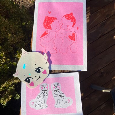 Flash Sheet A3 Risograph Print - Etsy