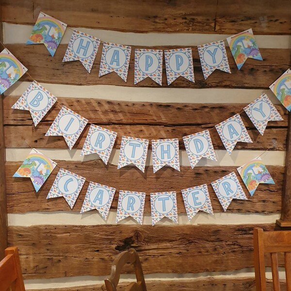 Dinosaur Birthday Banner, Dinosaur Alphabet, Dino Printable, Kids Party ...