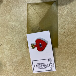 FATM Florence Sacred Heart Hard Enamel Pin - Etsy
