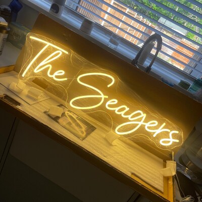 Neon Sign Custom Name, Custom Neon Sign Battery Operated, Neon Sign ...