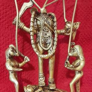 Tirupati Balaji Brass Statue Wall Hanging With Stones | Balaji Idol ...
