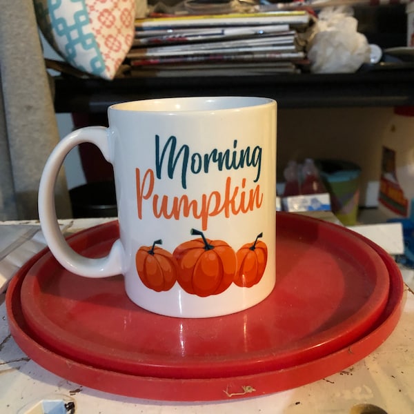Coffee Mug, Morning Pumpkin, Good Morning, Pumpkin Gift, Pumpkin Lover ...