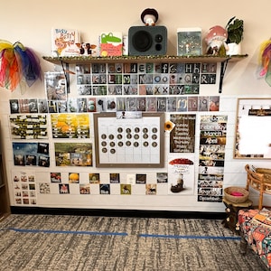 Rustic Alphabet Setfarmhouse Classroom Decorrustic Nursery Decornature ...