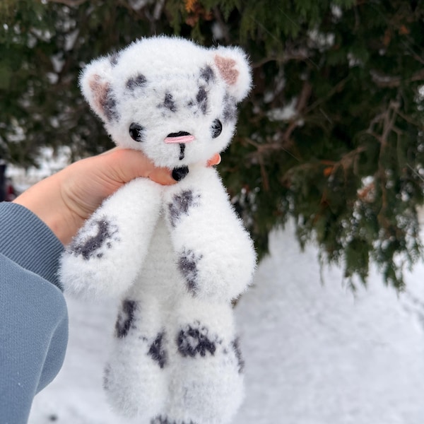 Snuggly Snow Leopard *PATTERN* - Etsy