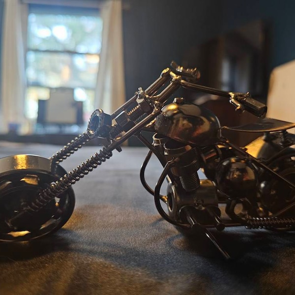Motorcycle, Harley, Gifts for Him, Dirtbike Gift, Upcycled Motorcycle ...