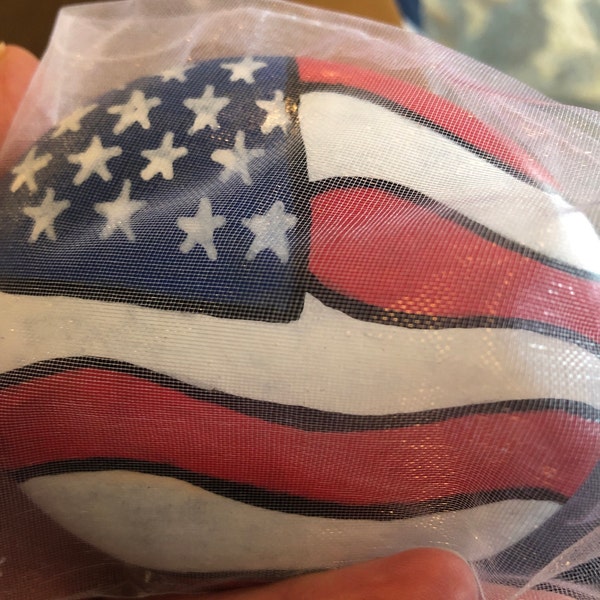 American Flag Painted Rock, Patriotic Painted Stone, Fourth of July ...