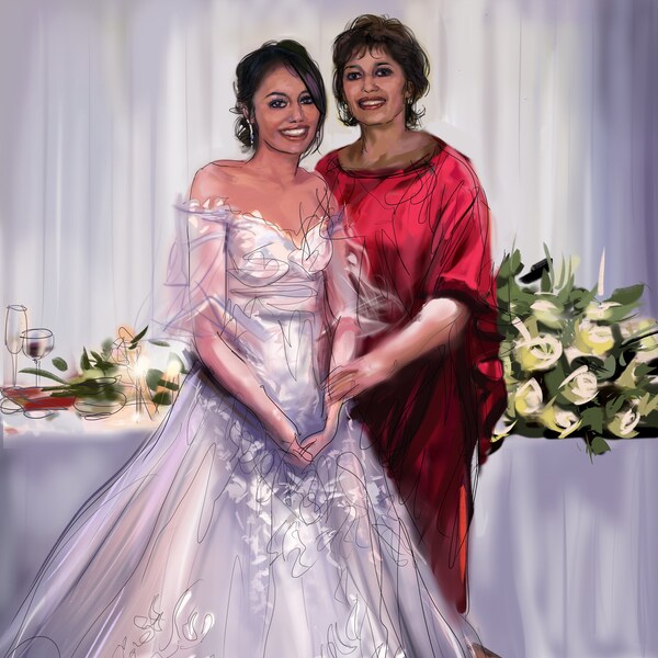 Custom Pen Portrait, Custom Drawing, Ink Illustration, Pen Drawing, Pen ...