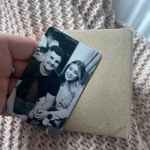 Personalised Photo & Message Plastic Card Keepsake - Etsy