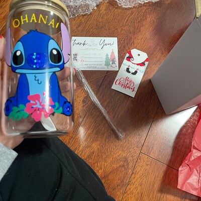 Stitch Tumbler Cup, Cute Stitch Tumbler 20oz, Stitch Skinny Tumbler ...