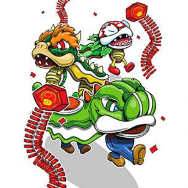 SET of 3 - Super Mario Botanical Illustration 8.5" X 11" Art Prints ...