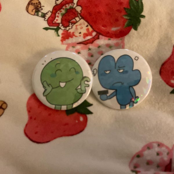 Matching Pins Bfdi Tpot Bfb [MATURE AUDIENCE] Holographic Pins 2.25 Each - Etsy