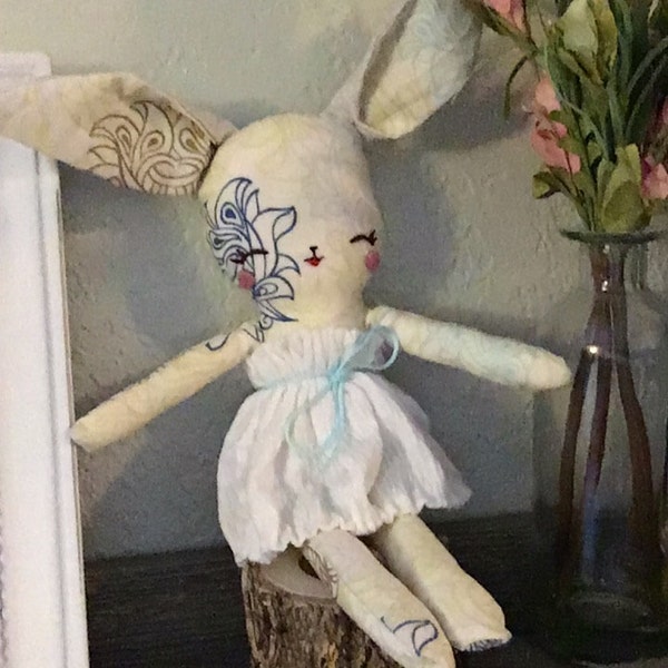 Fabric Bunnies With Clothes Pattern and Instructions (english) - Etsy