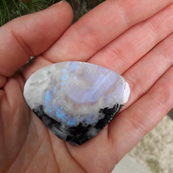 Opalite Moon Crystal Opalight Moon Jewelry Opalite Crescent Moon Moon ...