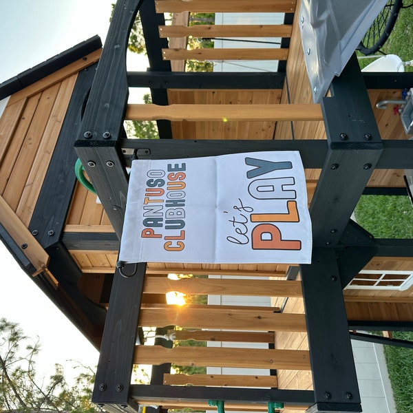 Kids Playhouse Flag Banner for Playroom Sign for Playground Welcome ...