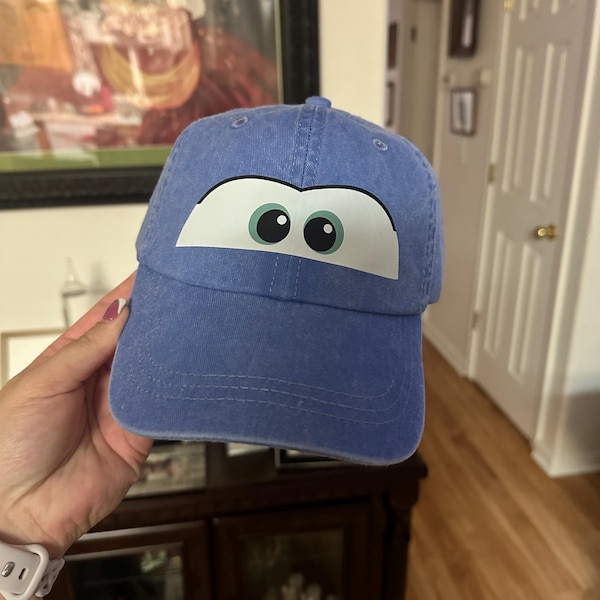 Sally Carrera Hat | Cars Sally Carrera Eyes Printed Hat | Cars Costume ...