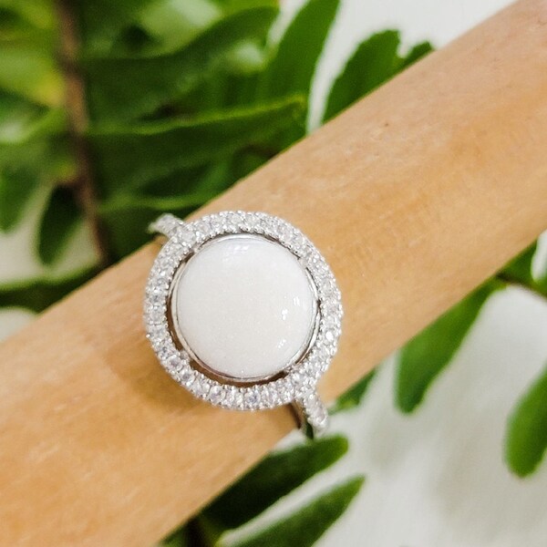 Keepsake Breast Milk Resin Ring Settings Round Solid Back 925 Sterling ...