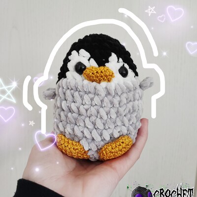 Crochet Chunky Penguin Amigurumi Pattern - Etsy