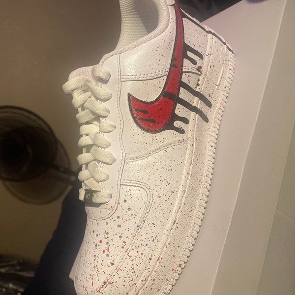Color Drip Custom Nike Air Force 1 Custom Nike Any Color Drip - Custom ...