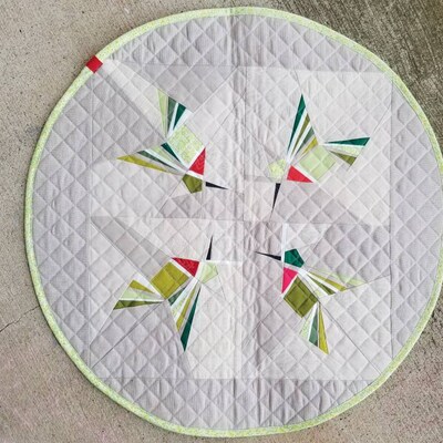 Hummingbird Paper Pieced PDF Quilt Block Pattern - Etsy
