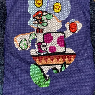 Video Game Cross Stitch Pattern PDF, Mario Cross Stitch Pattern, Zelda ...