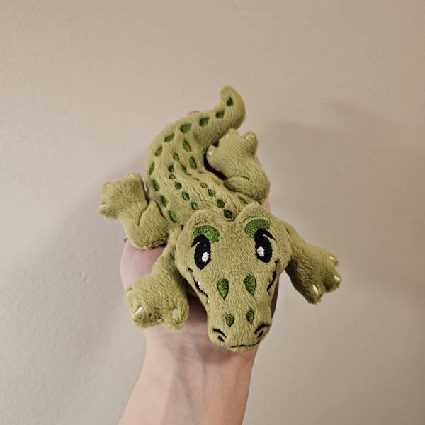 Alligator Beanie Plush - Hand Made Swamp Buddies Weighted Sensory ...