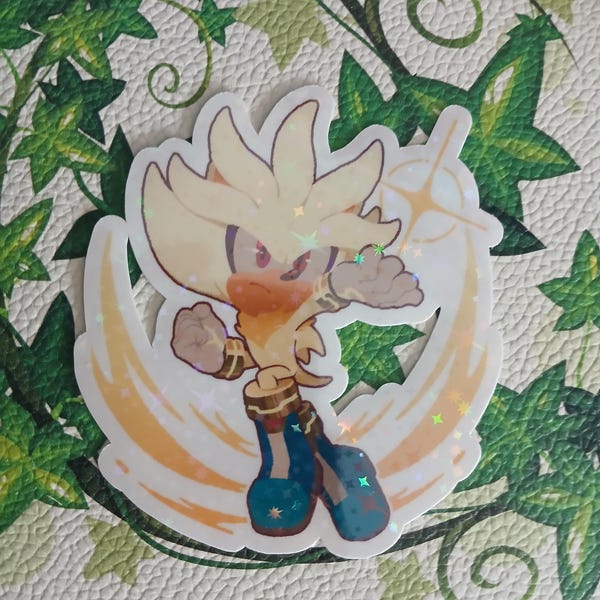 Sonic Holographic Stickers: Super Hedgehogs - Etsy
