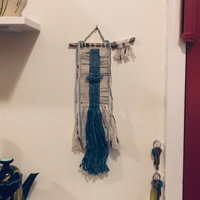 Elsa // Wall Weaving // Disney Inspiration Collection // Blue & White ...