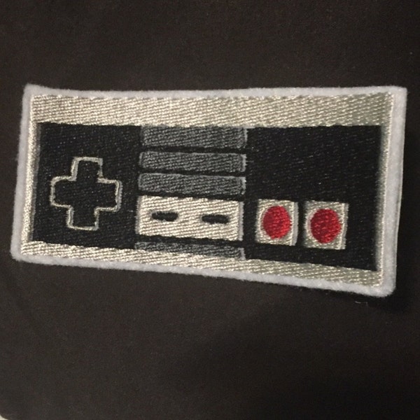 CONTROLLER-- Nintendo Throwback Embroidered Iron-on NES Patch - Etsy