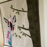 Giraffe Applique Pattern Jill the Gorgeous Gentle Giant Scrap Buster ...