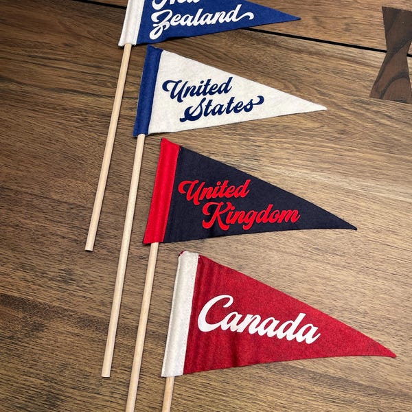 CUSTOM LARGE Felt Camp Flag, 15x20 Inch Personalized Banner - Etsy