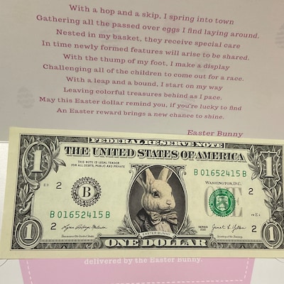 The Official Easter Bunny Dollar Bill With Golden Eggs Value 6 Pack V2 ...