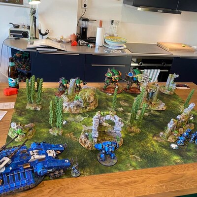 WINTER TOURNAMENT SET Wargame Terrain, 28mm, 32mm Modular Terrain ...