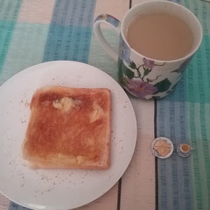 Miniature Breakfast, Miniature Tea and Toast, Miniatures, Tiny Food ...