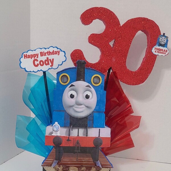 THOMAS the TRAIN 3D Cake Topper or Use as a Centerpiece Party ...