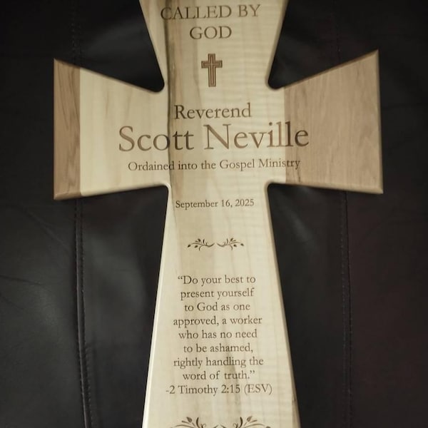 Custom Personalized Ordination Cross, Ordination Gift, Ordination ...