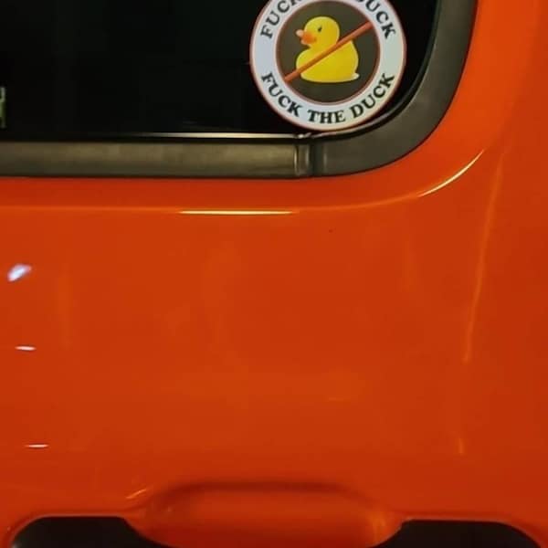 No Ducks | Don’t Duck Me Duck Sticker | Duck Cult | Decal | Funny Decal ...