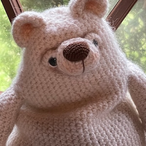Crochet Pattern, Chunky Benji the Bear, Step by Step US Terms DIY ...