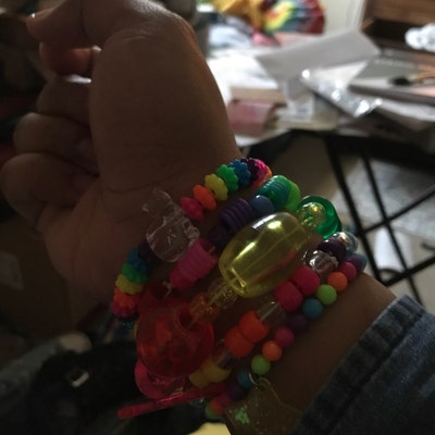 3D Rainbow Candy Necklace,kawaii Necklace,candy Pieces,edc Kandi,kandi ...