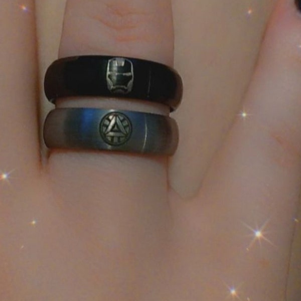 I Love You 3000 Ring, Iron Man Reactor, Custom Laser Engraved Tungsten ...