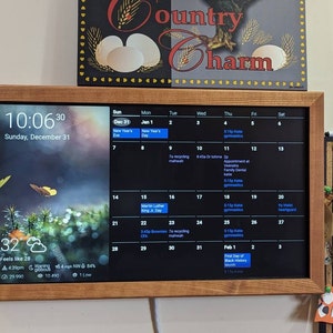 32in Touchscreen Smart Calendar / Smart Home Control Center / Dakboard ...