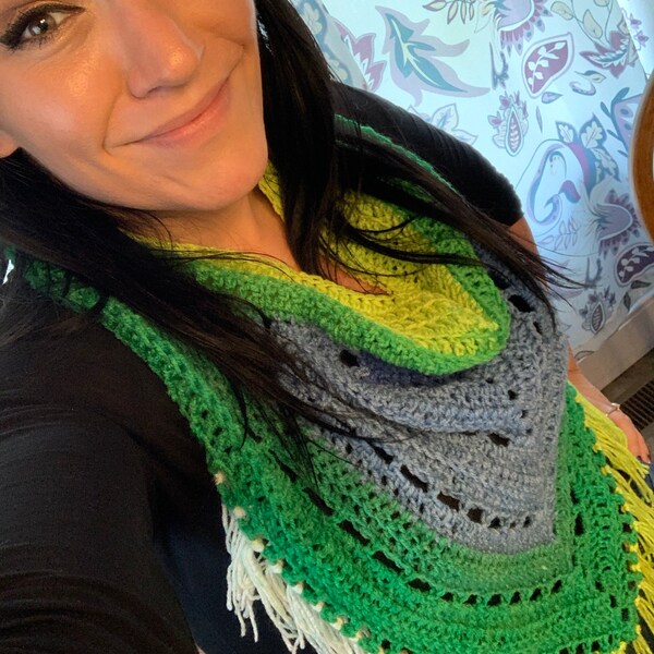 Chilly Cider Cowl PATTERN With Pictures, Step by Step, Boho, Tassels ...