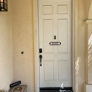 Personalized Door Sign With Your Custom Text. Vintage British - Etsy