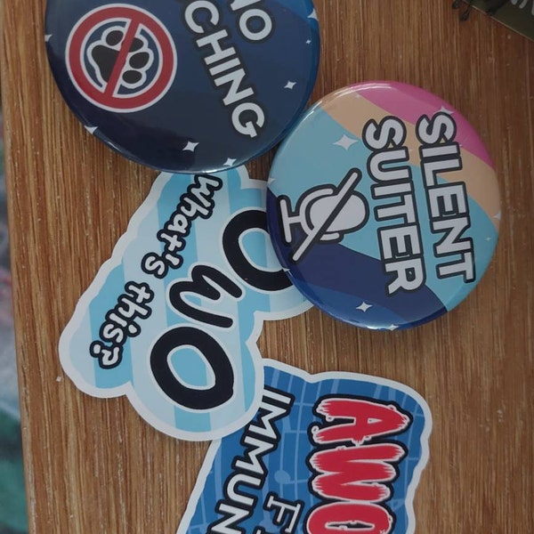 Fursuit & Cosplay Awareness Button Badges | 38mm or 58mm - Etsy